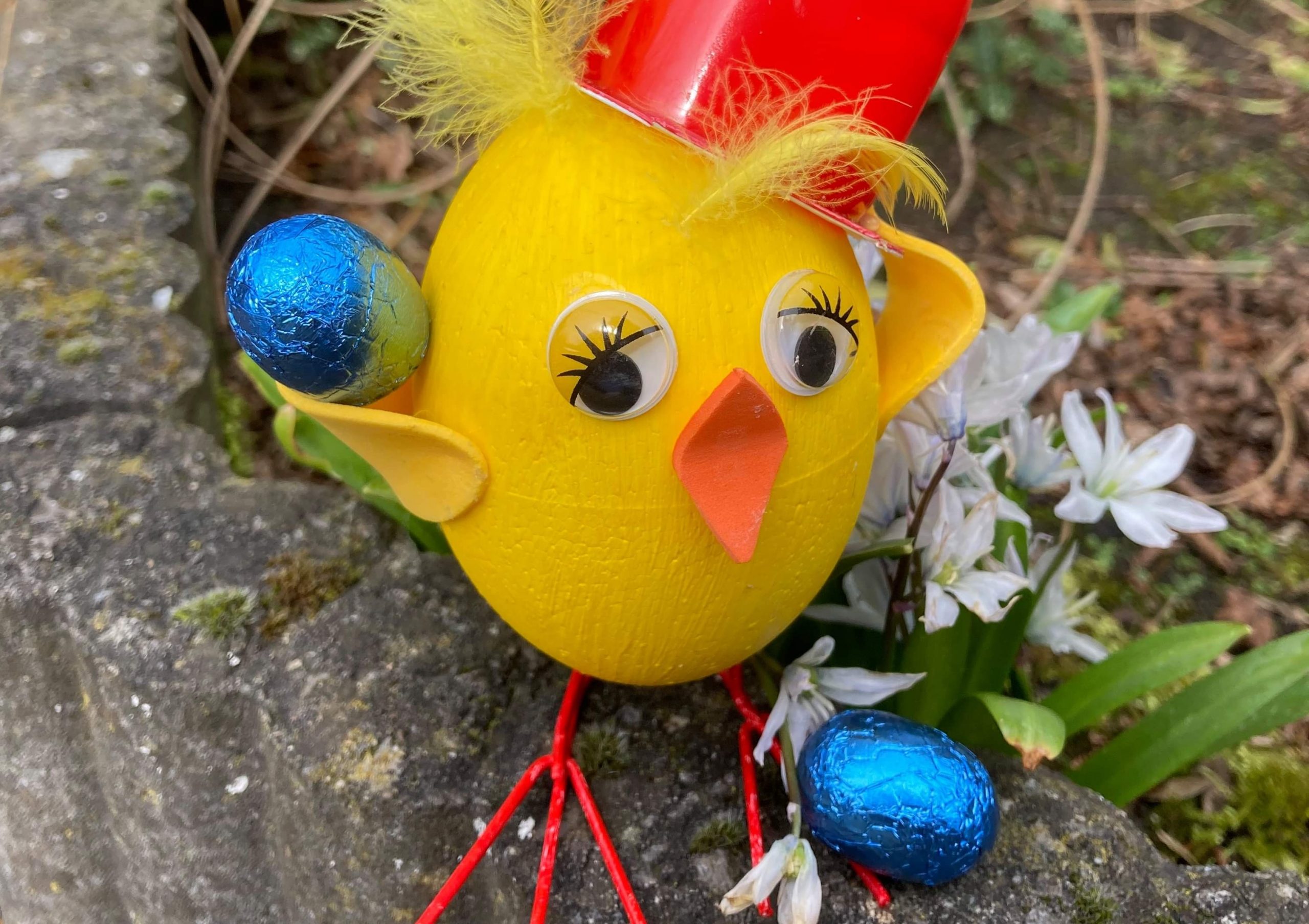 Schattig kuikentje met een hoedje van een toetje! » Crea met kids