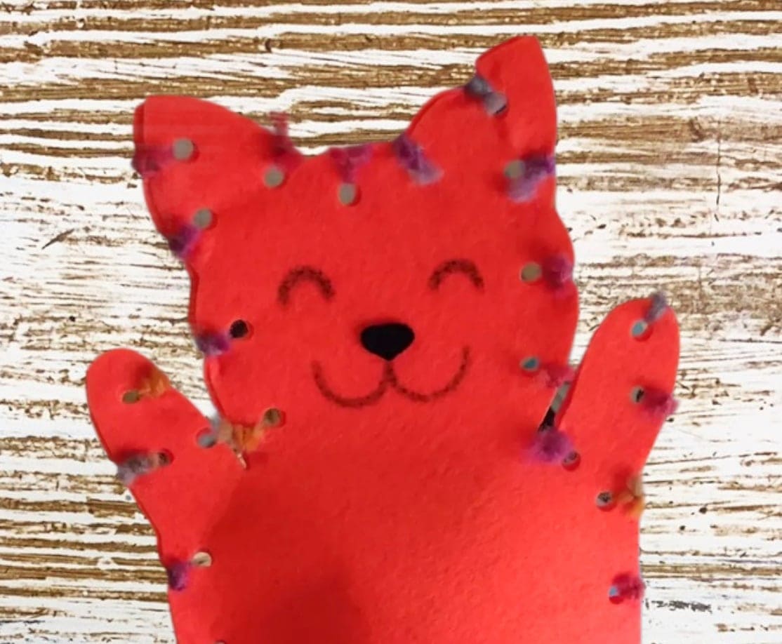 Maak je eigen 'Handpop' zónder naald & draad! » Crea met kids