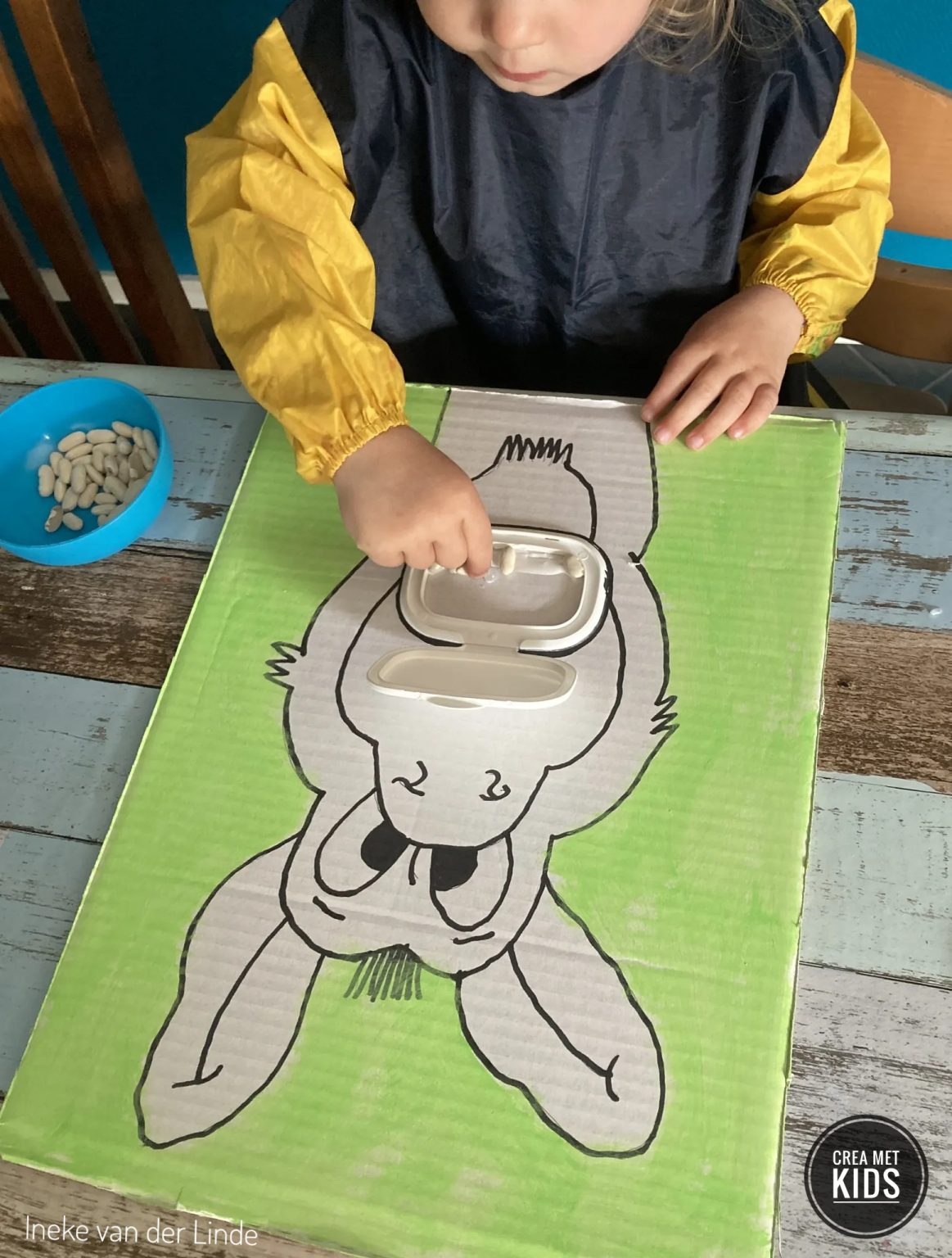 Ezel knutselen met tanden » Crea met kids