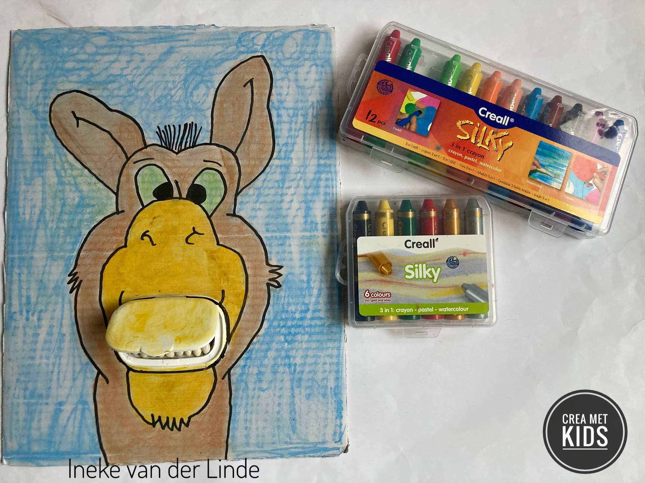 Ezel knutselen met tanden » Crea met kids