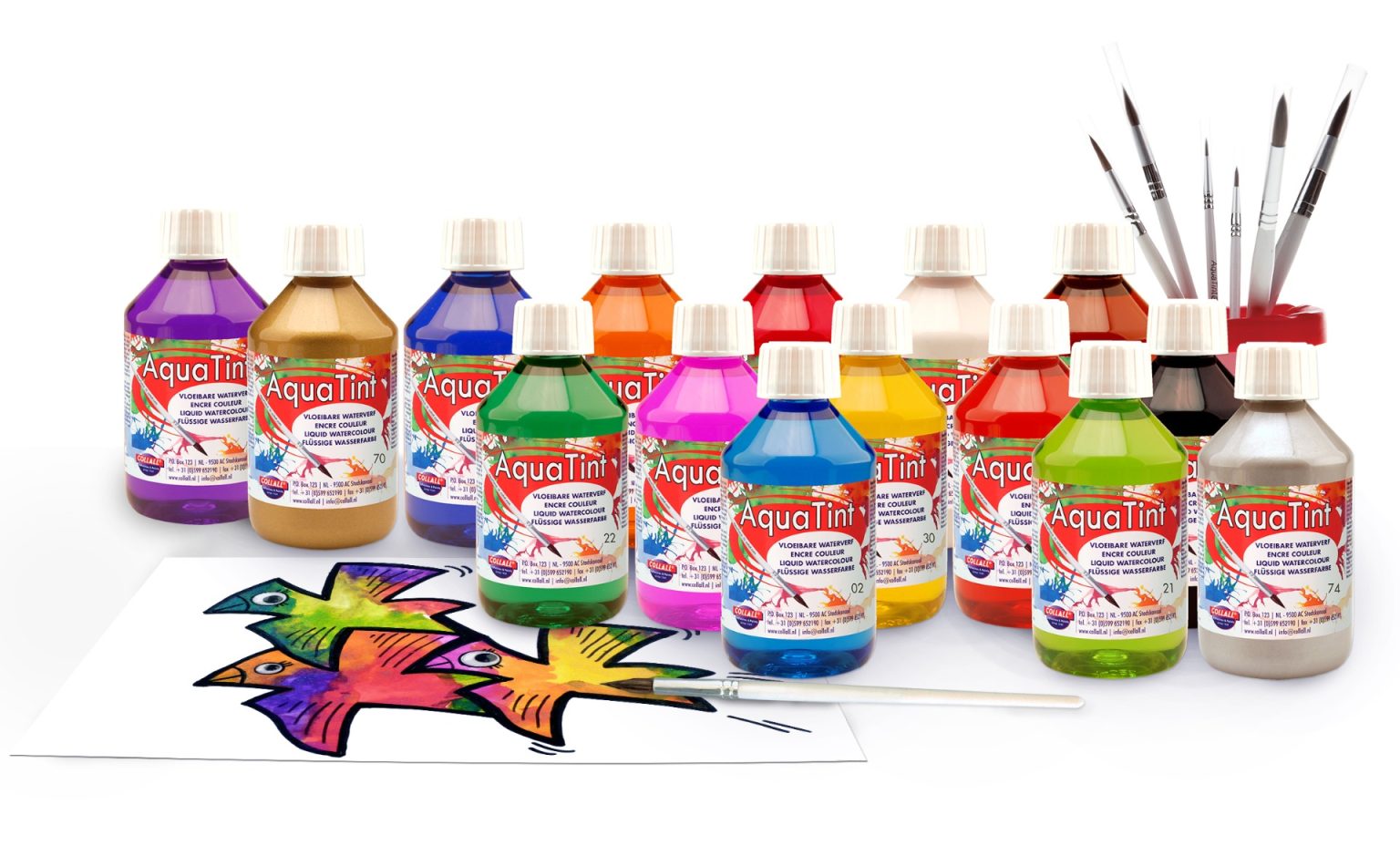 Spinnenweb maken met zout en Aquatint » Crea met kids