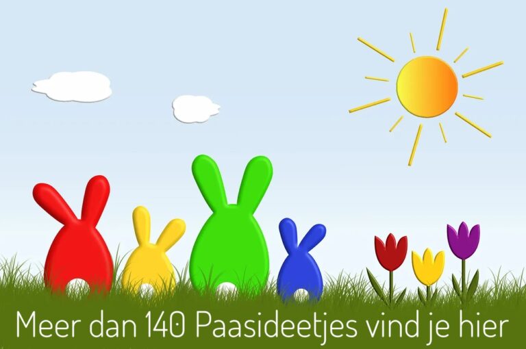 Paaskip op nest met paaseitjes knutselen » Crea met kids