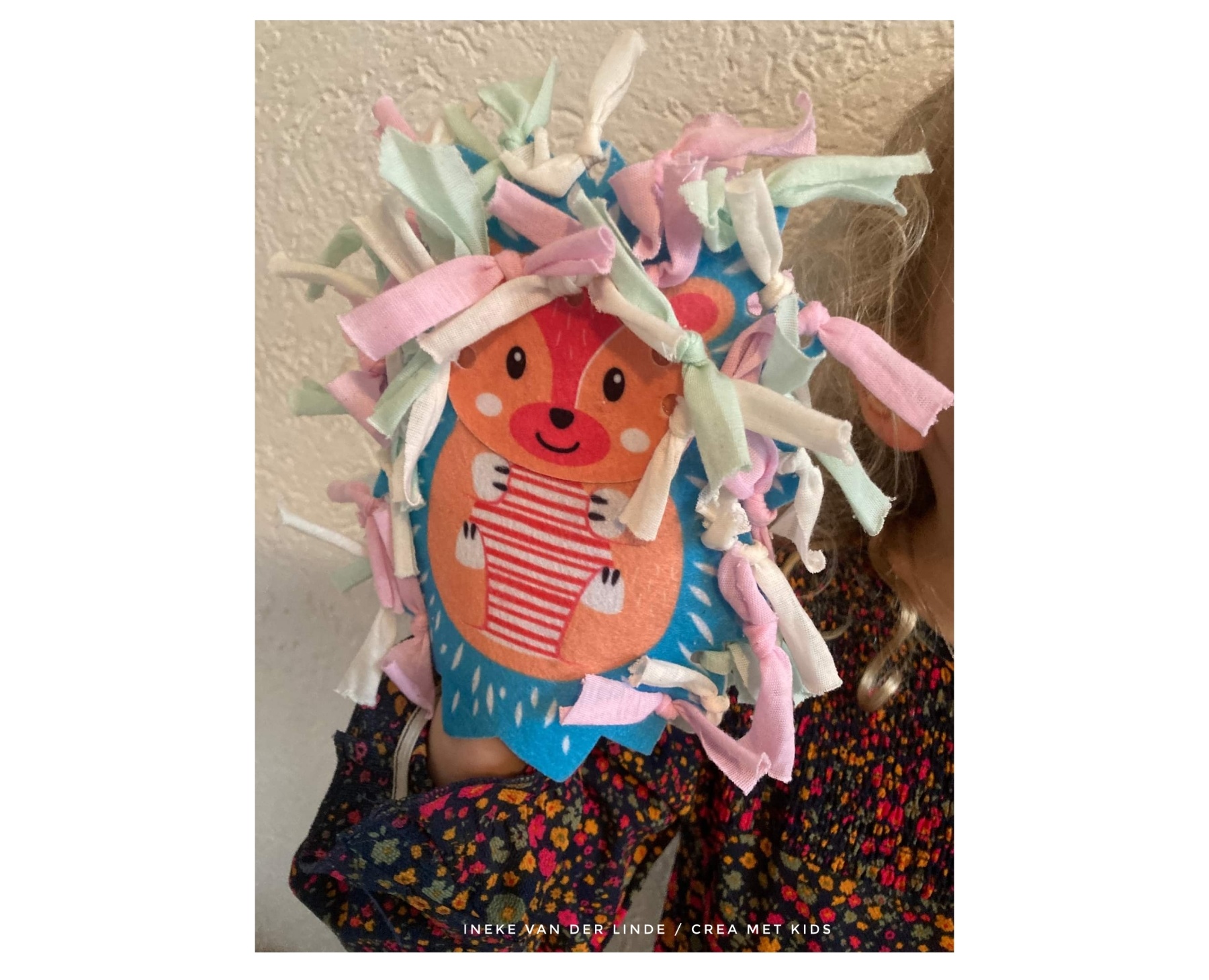 Handpop dier maken zonder naald en draad van Ses Creative » Crea met kids