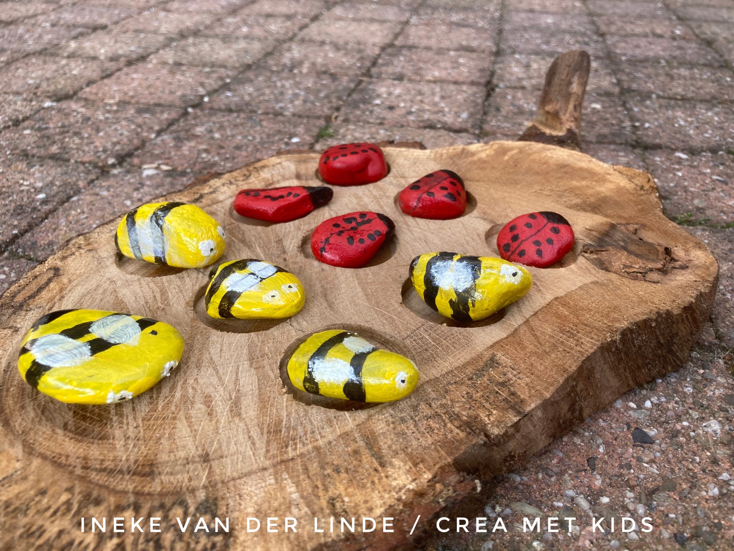 Vaderdag cadeau : boter-kaas en eieren met dieren stenen! » Crea met kids