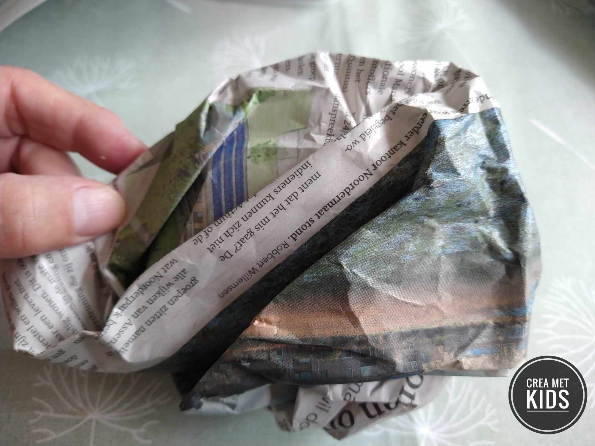 Schildpad knutselen met papier maché! » Crea met kids