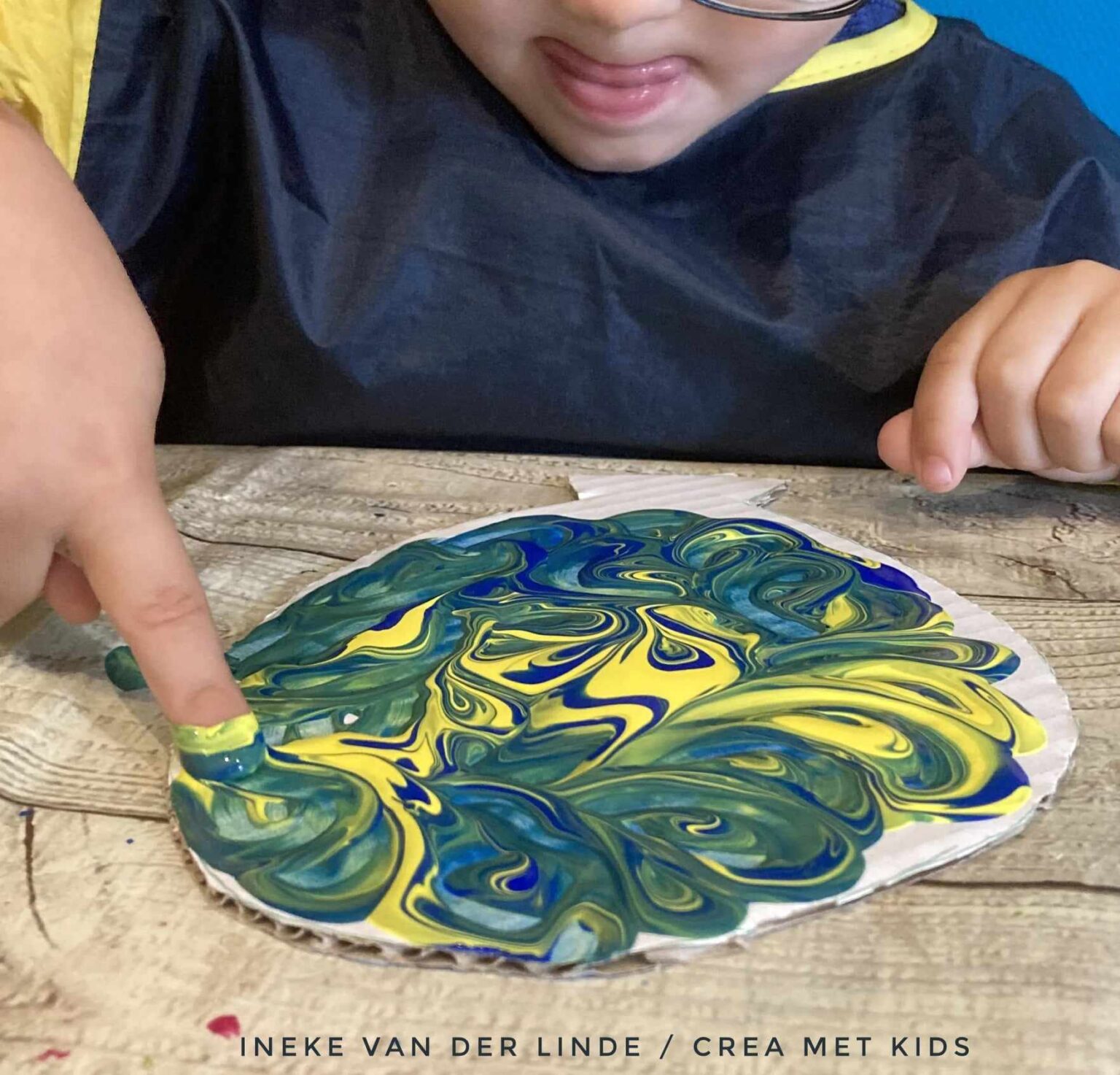 Ballonnen knutselen d.m.v. verf-meng proefjes » Crea met kids