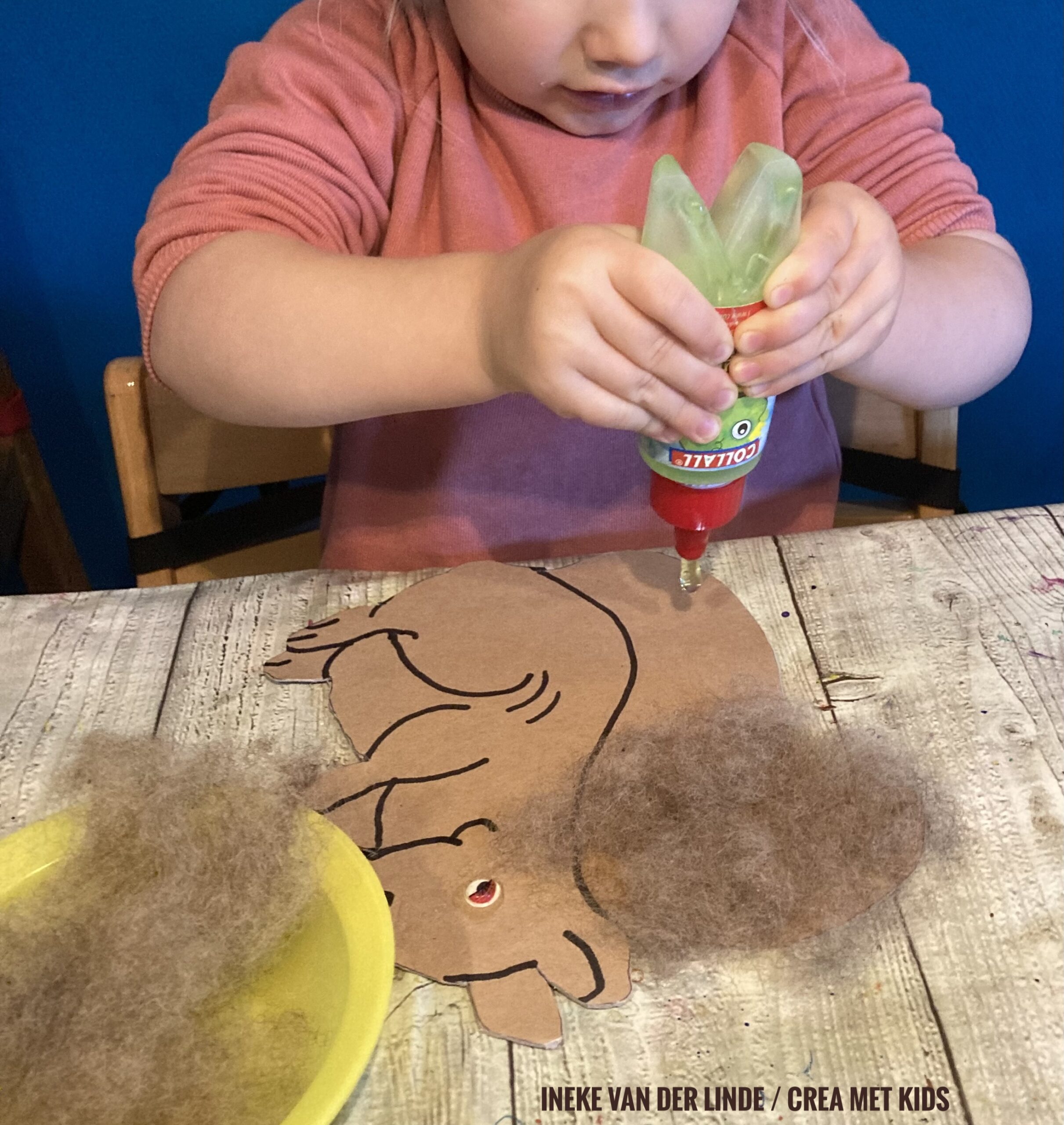 Sensorische activiteit eekhoorn » Crea met kids